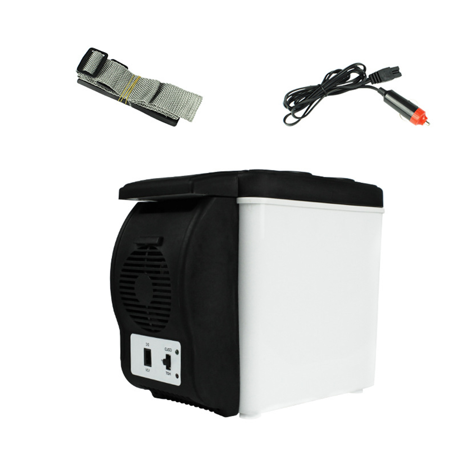 lixuesong 6L 12V Portable Car Refrigerator Compact Cooling with ...