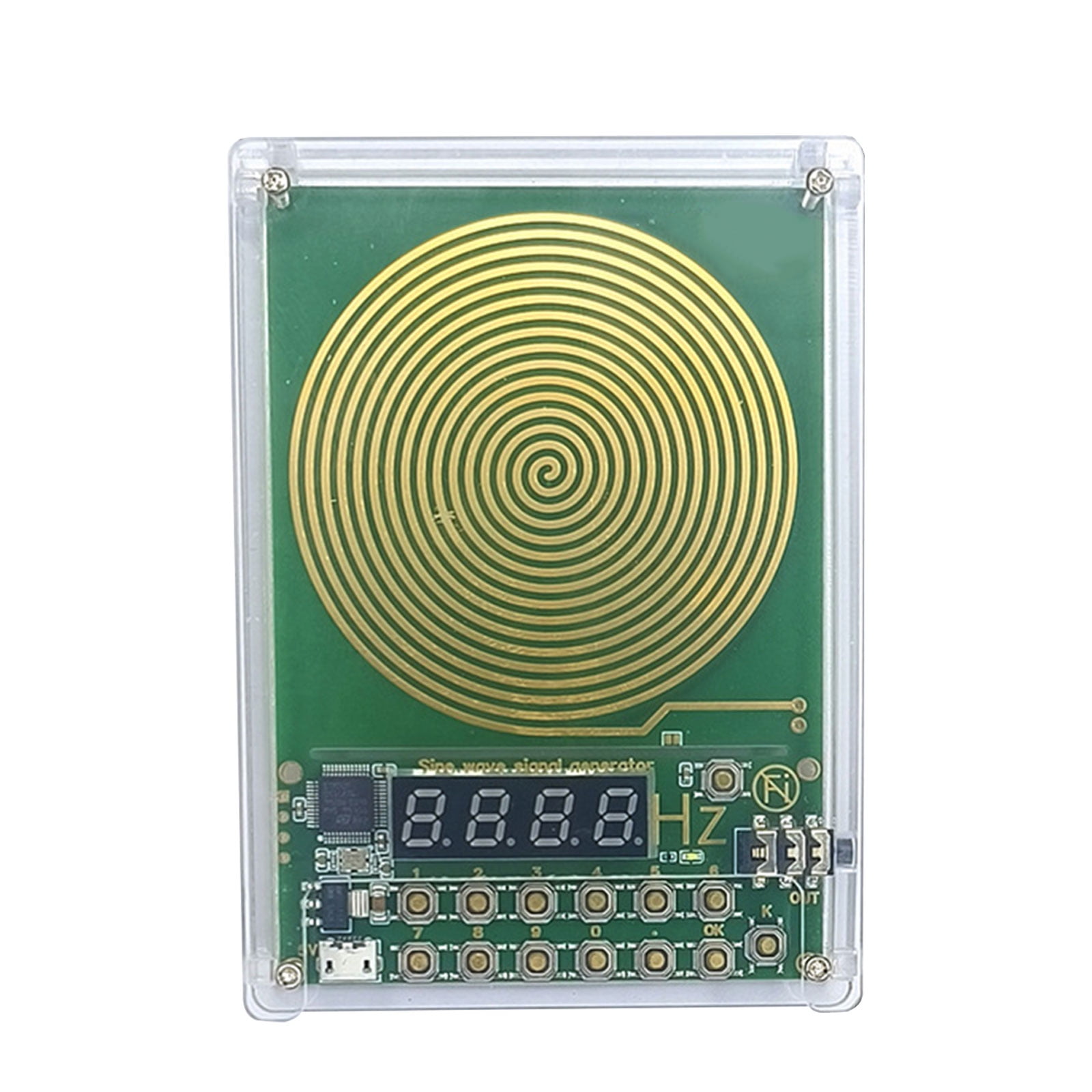 lixuesong Adjustable Frequency Gold Plate Generator Sine Signals ...