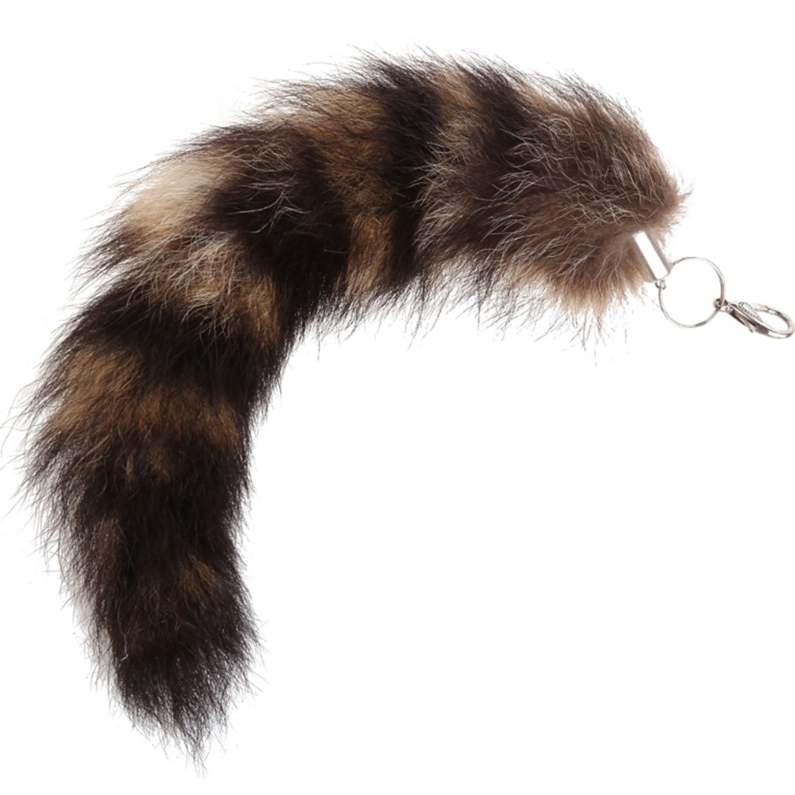 lixuesong Faux Tail Keychain Fashionable Animal Tail Keyring Pendant ...
