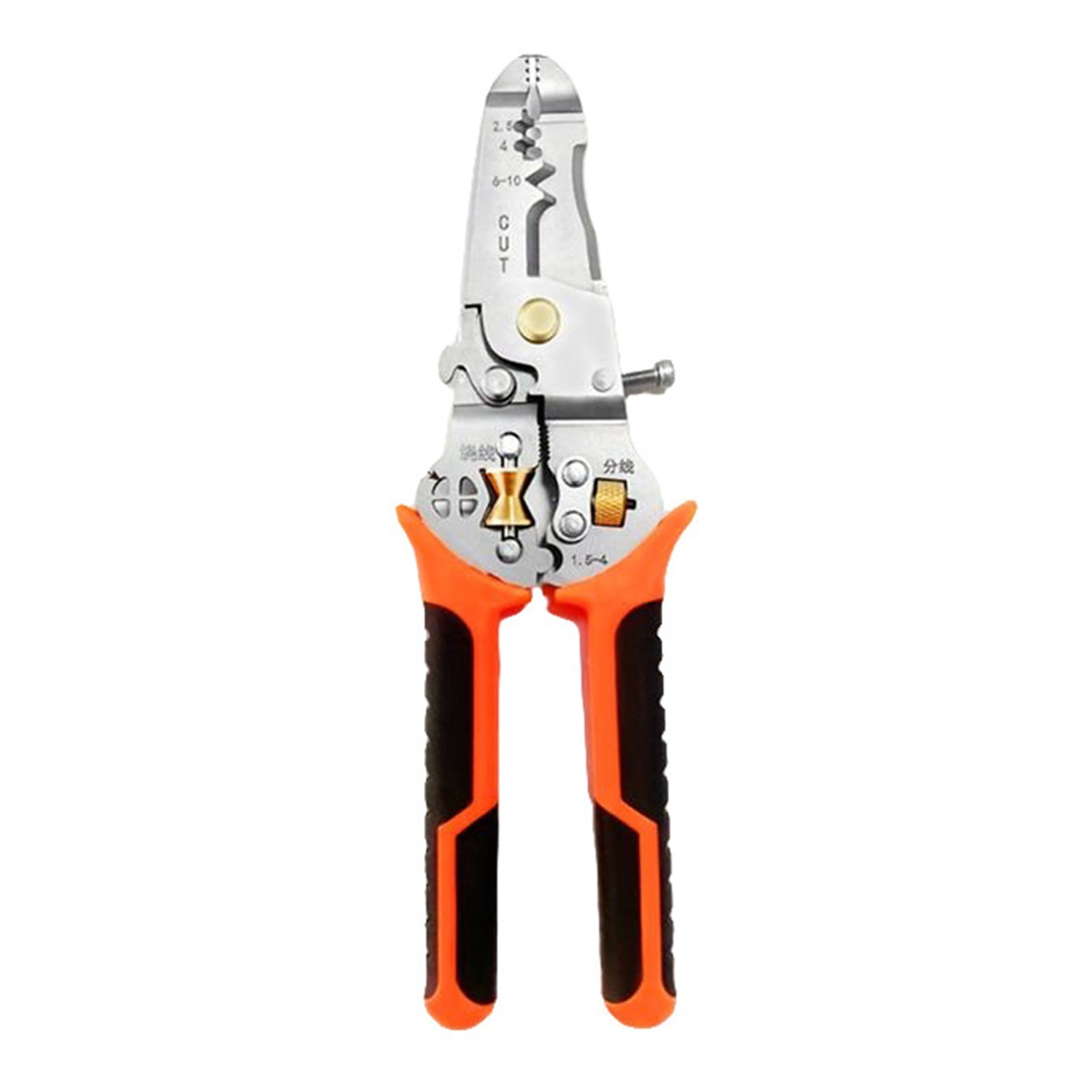lixuesong Heavy Duty Multipurpose Wire Cutter Stripper Tool 10 ...