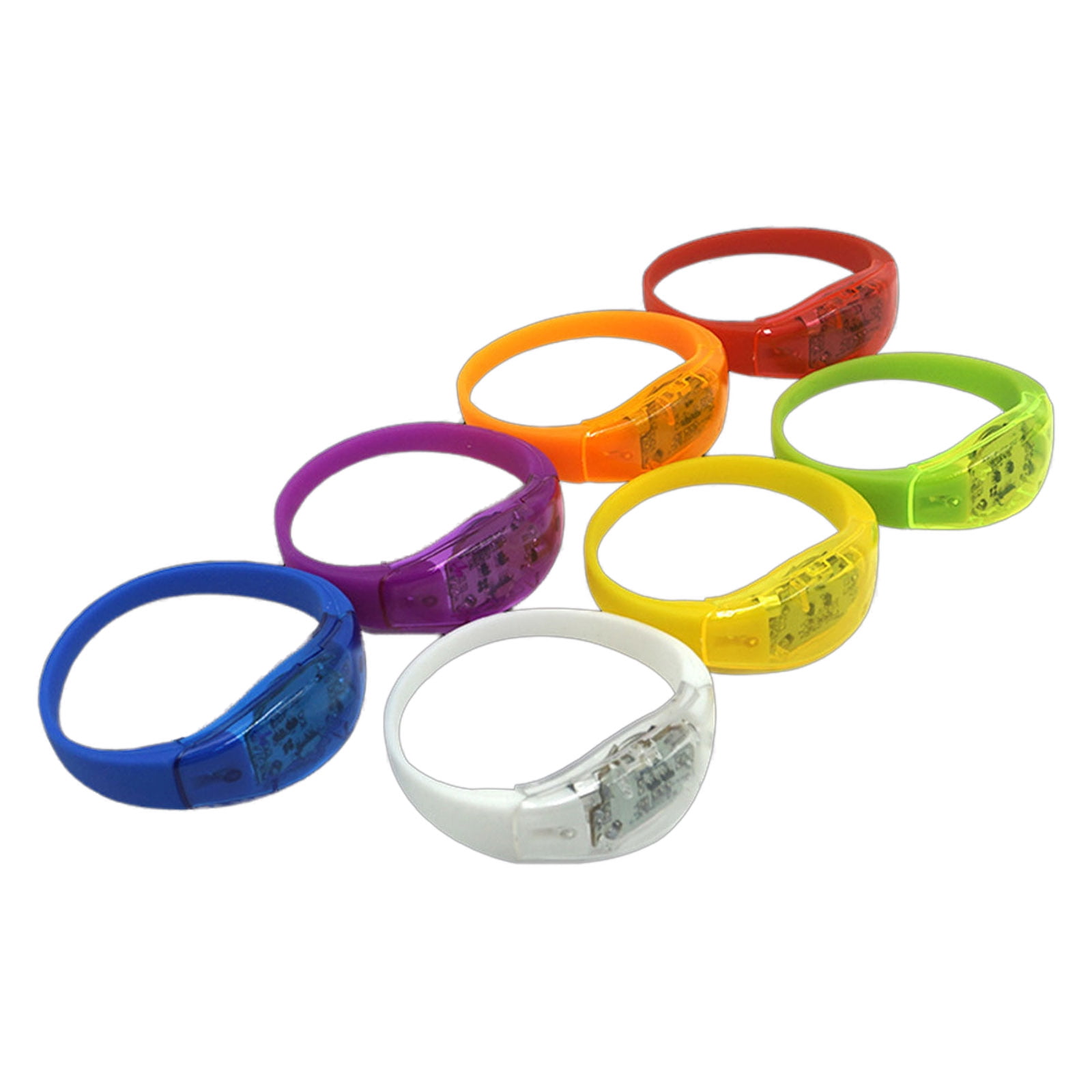 lixuesong LED Wristband Light Up Bracelets Flashing Sports Wristband ...