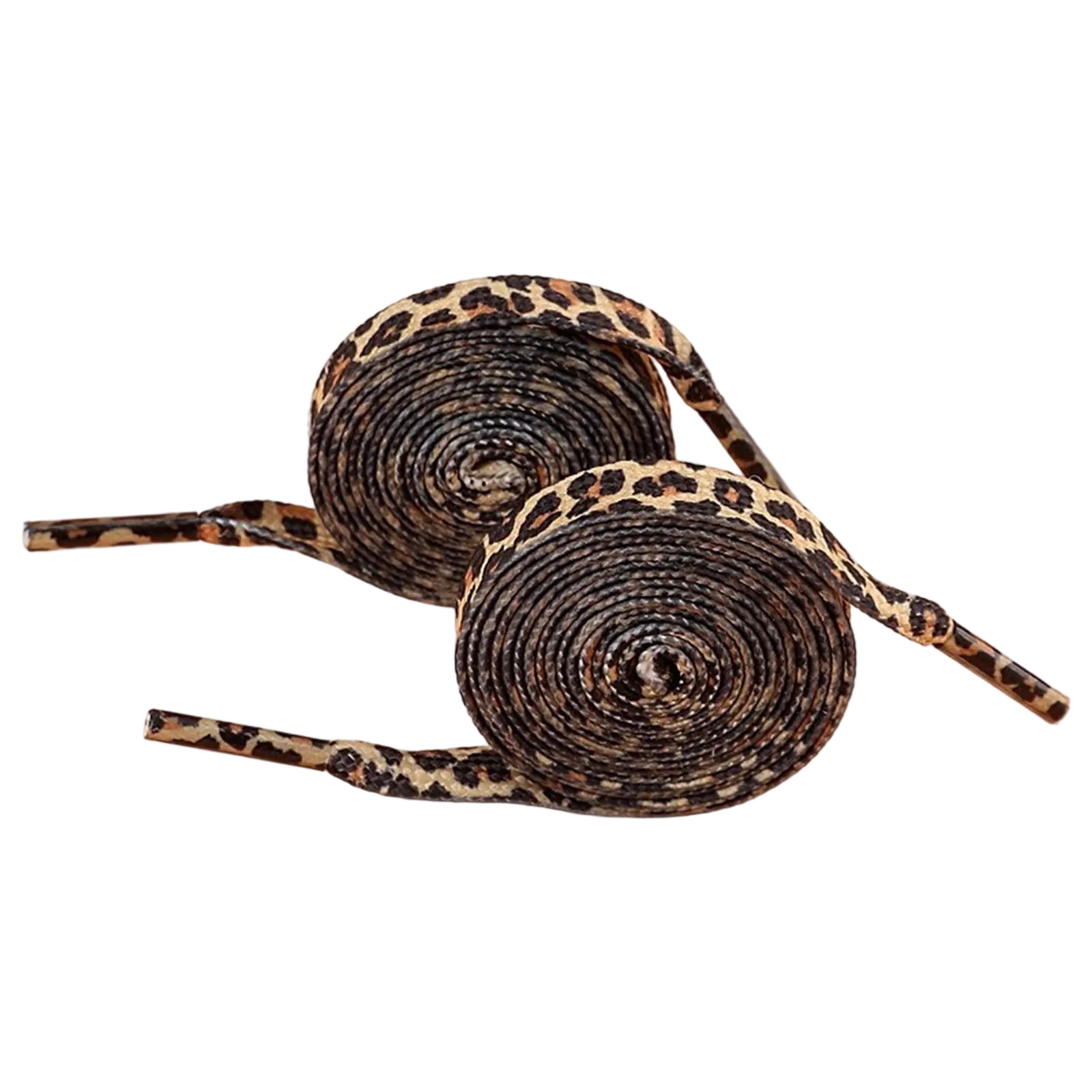 lixuesong Leopards Print Shoe Laces Polyester Shoe Laces 120cm Long ...