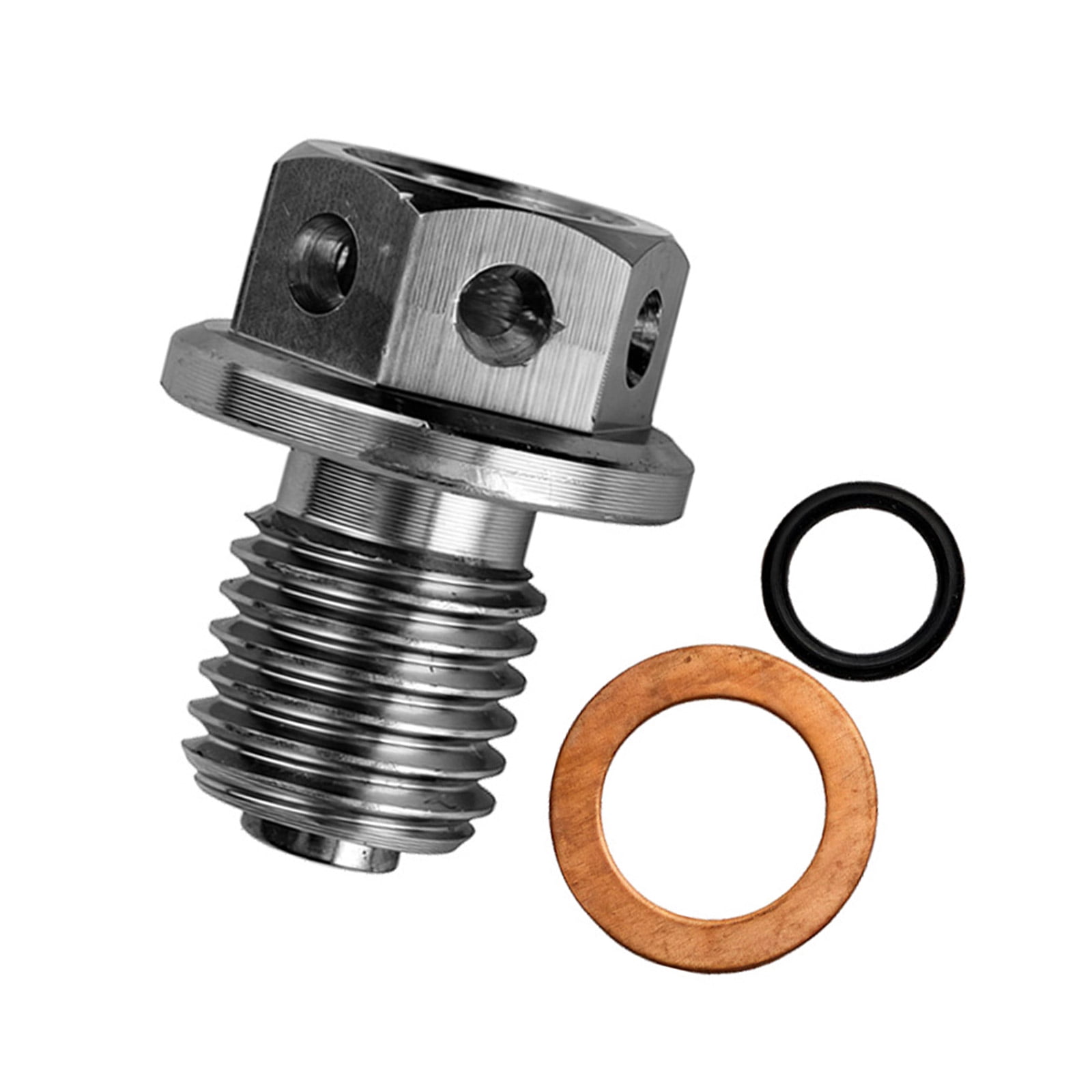 lixuesong M14x1.5 Aluminum Oil Sump Drain Plug Nut Easy Installation ...