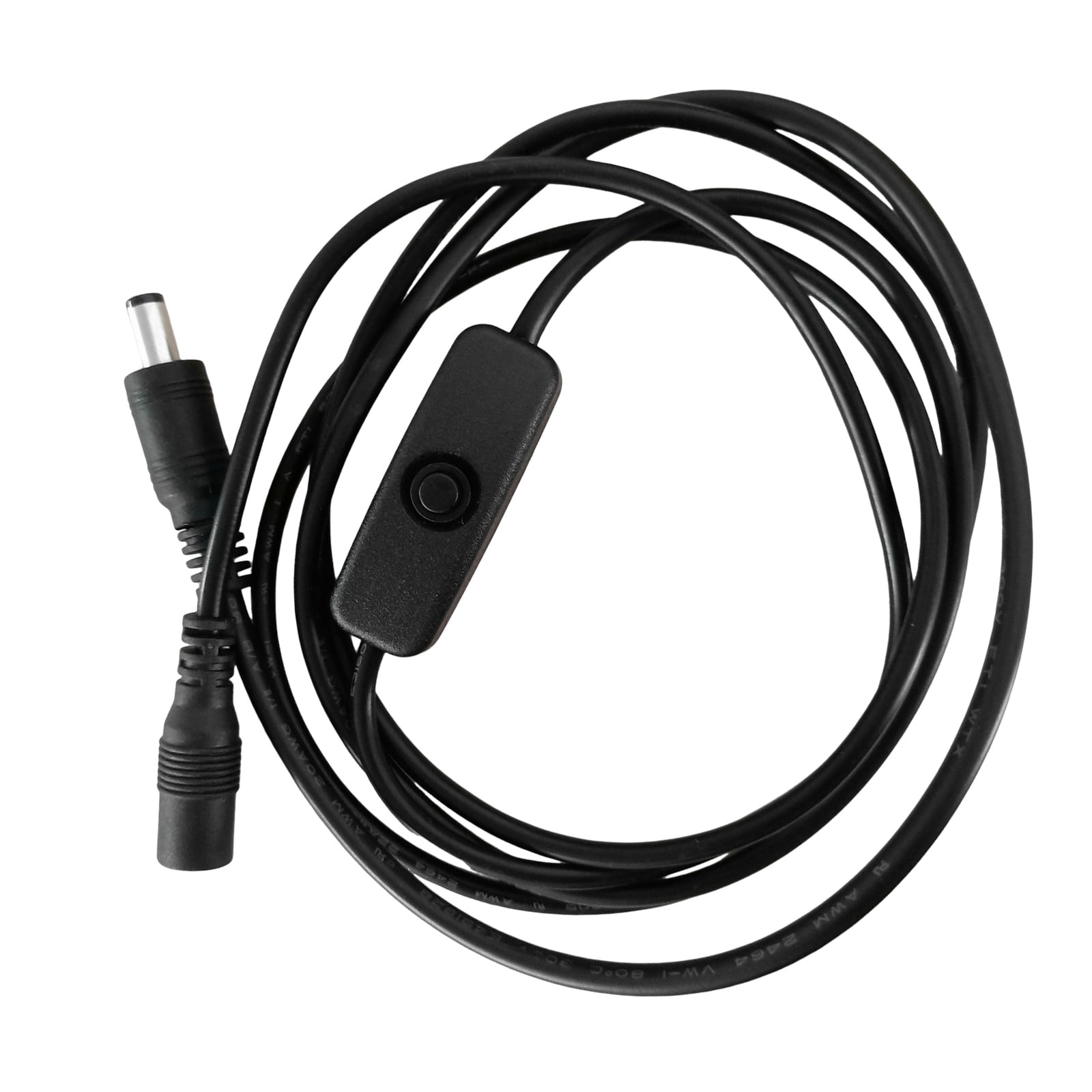 lixuesong Manual Inline Power Switches Extension Cable Male to Female 5 ...