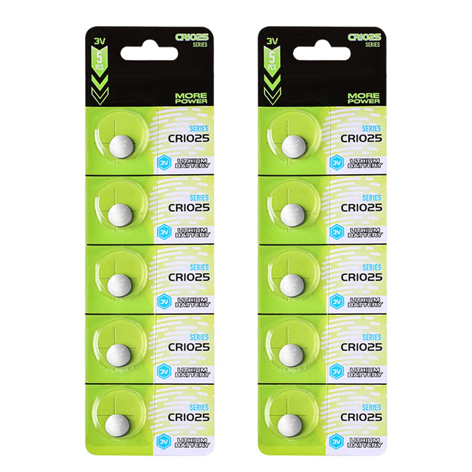 lixuesong Pack Of 5pc/10pc CR1025 Lithium Button Cell Batteries CR1025 ...