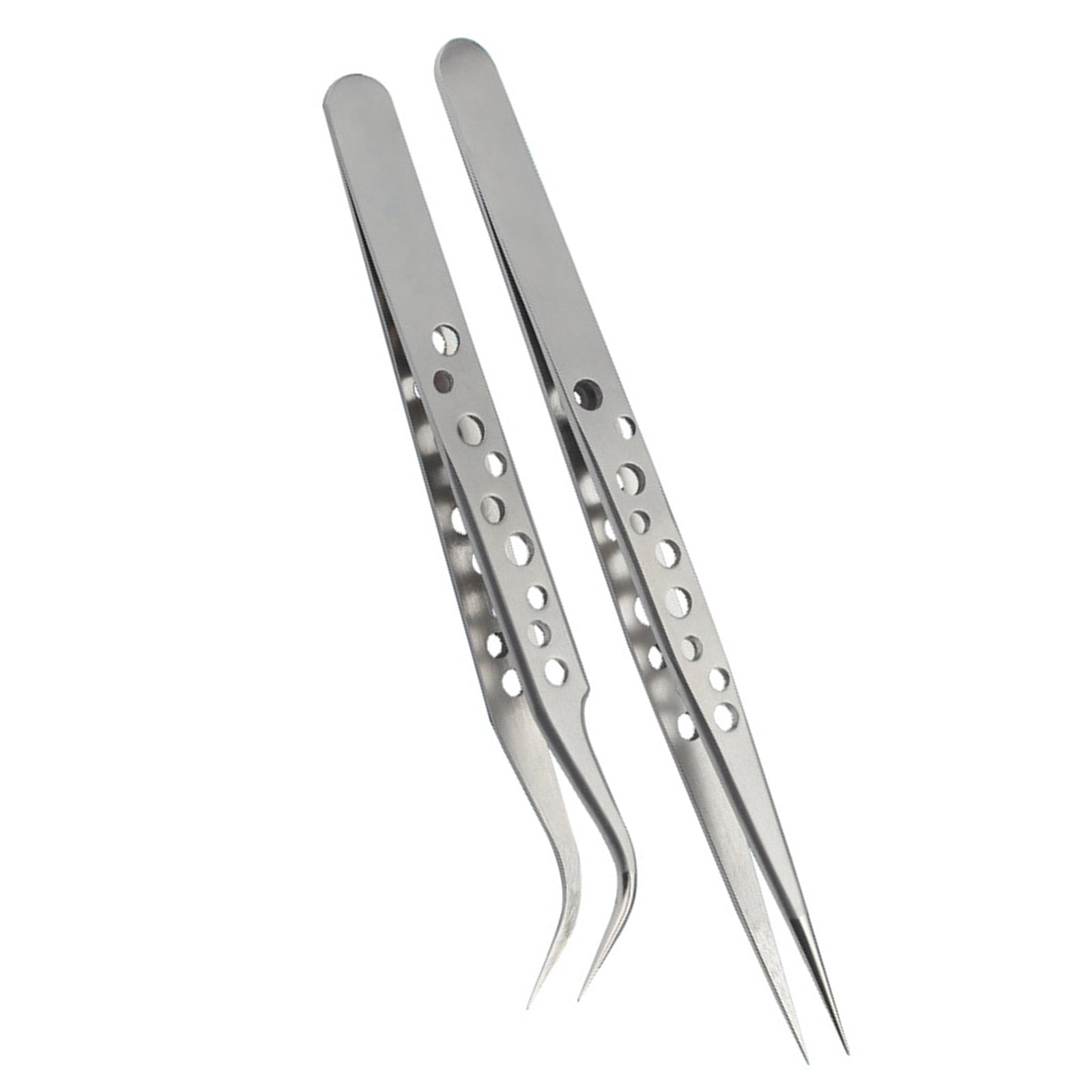 lixuesong Pack of 2 Lightweight Stainless Steel Curved And Straight ...