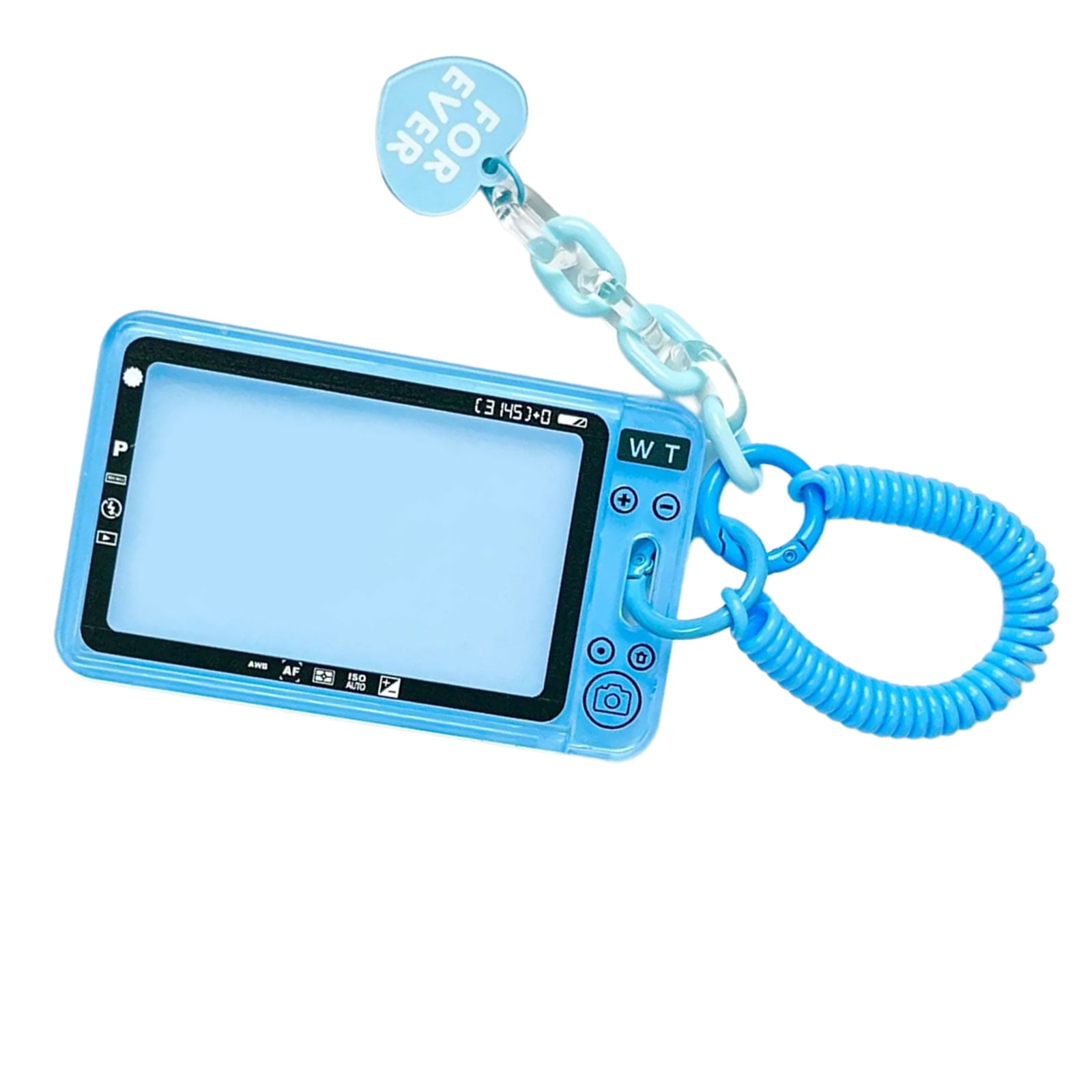 lixuesong Photocard Holder with Pendant and Retractable Spring Coil ...