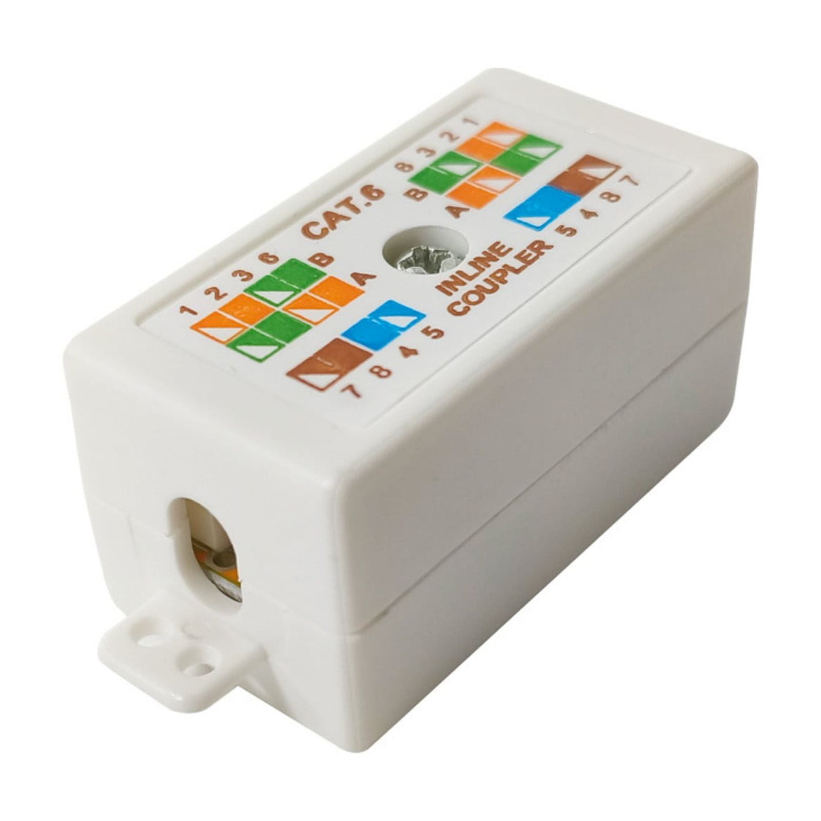 lixuesong RJ45 Cat6 Junction Box Inline Punching Down Coupler Joiner ...