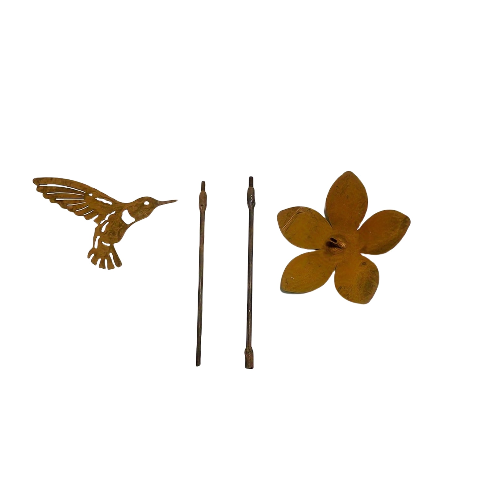 lixuesong Elegant Hummingbird Flower Garden Stake Outdoor Patios ...