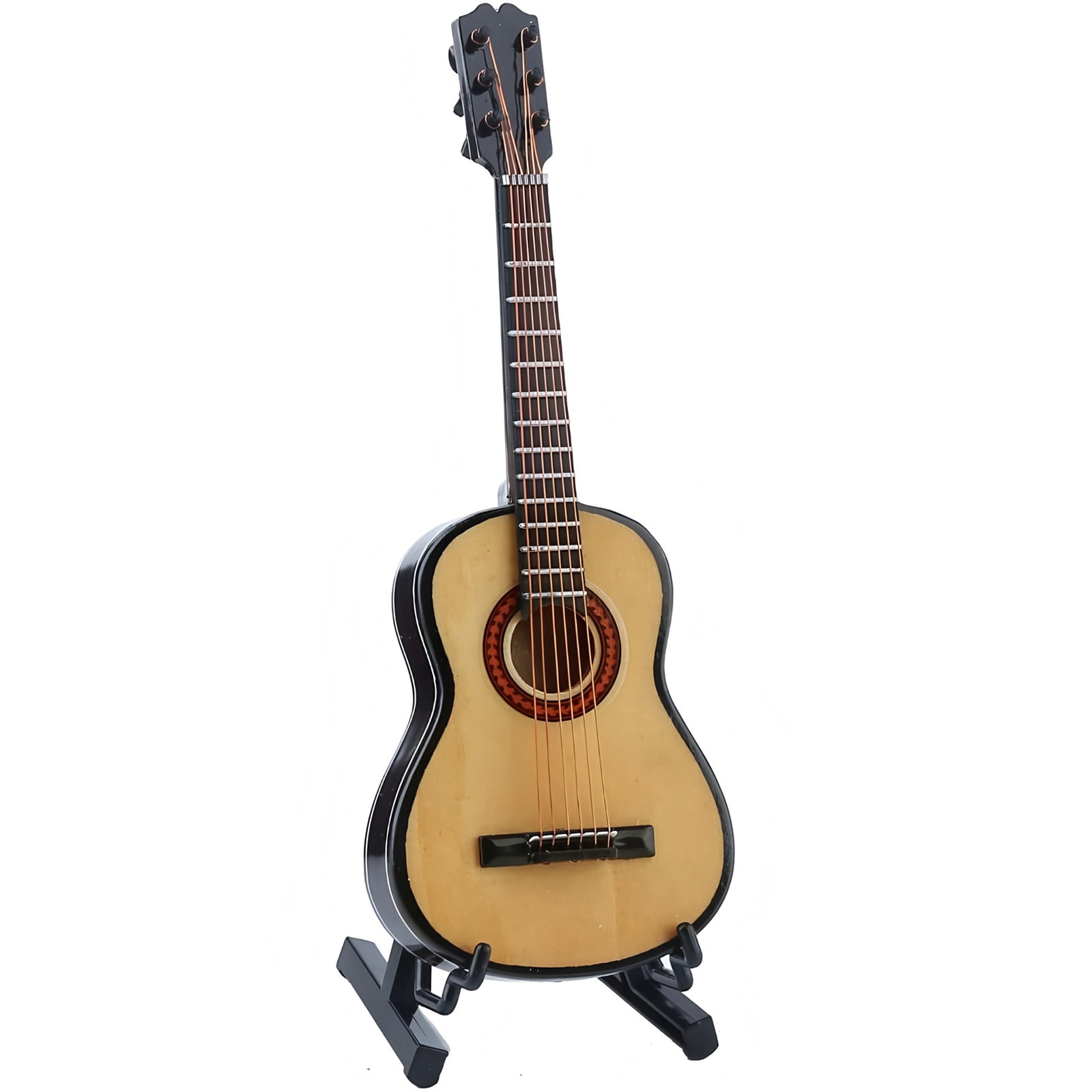 lixuesong Small Classical Guitar Replicas Wood Art Ornament Guitar ...