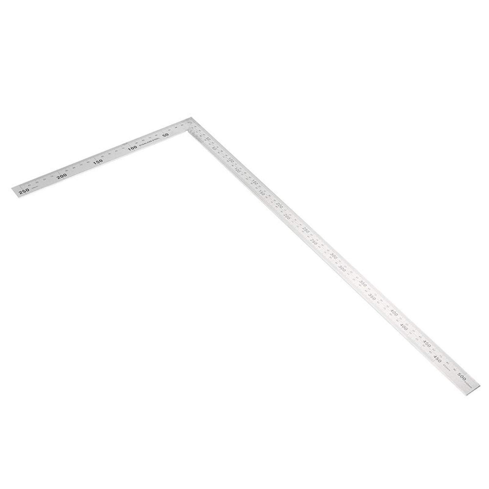 lixuesong Stainless Measure Ruler L Shape Right Angles Ruler 1.2 mm ...