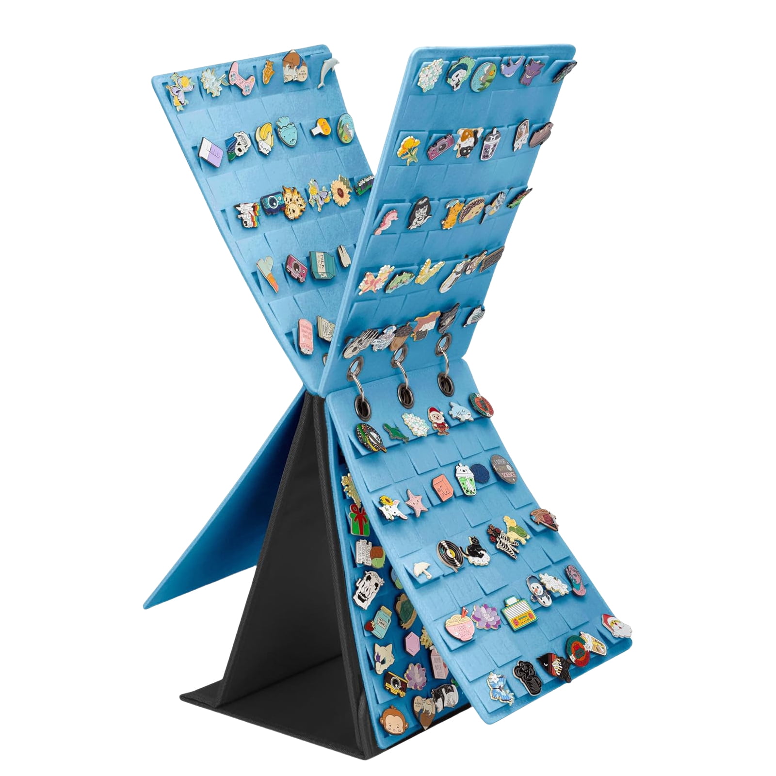 lixuesong Sturdy Felt Brooch Pin Display Stand with Rotating Designs ...