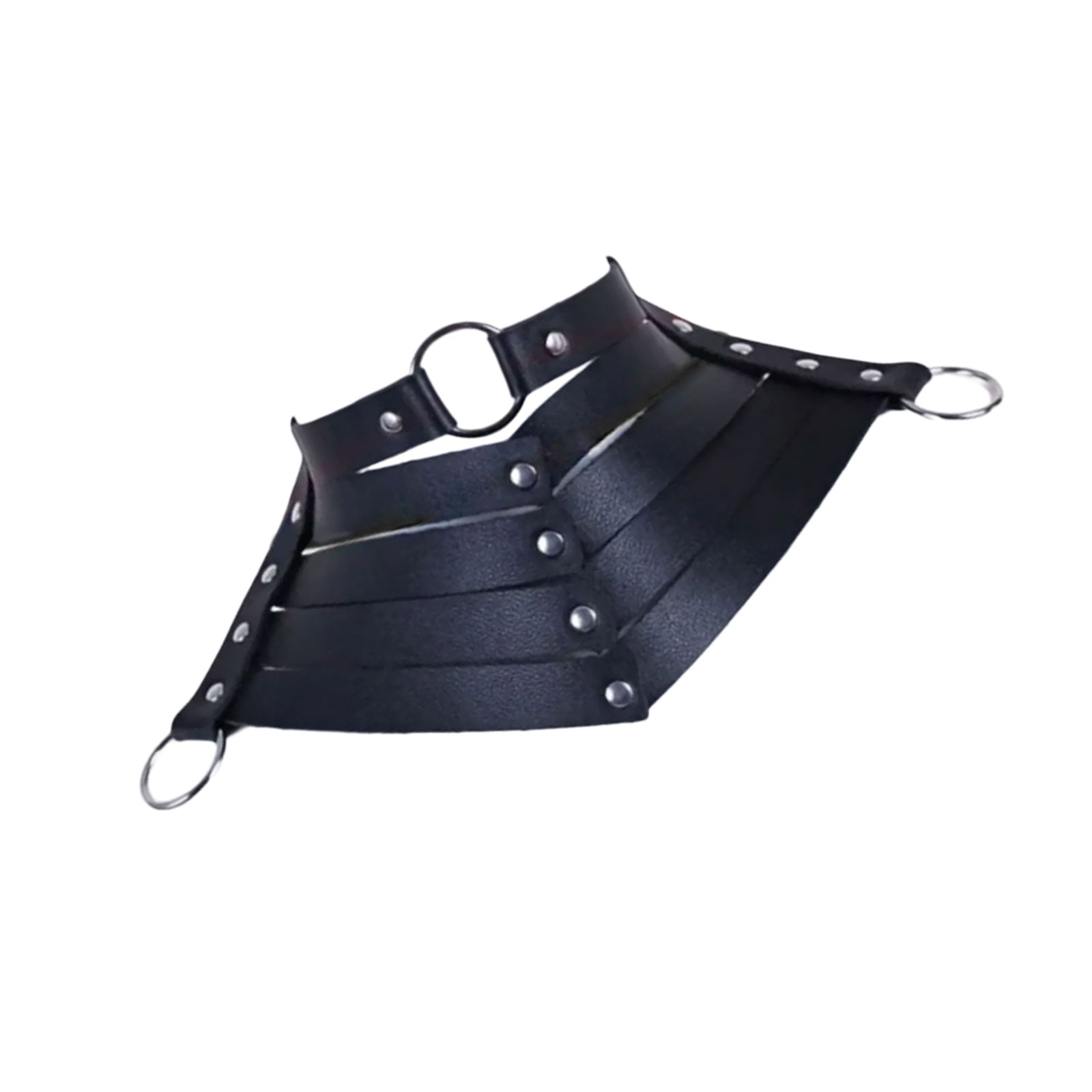 lixuesong Vintage Goth Punk Faux Leather Necklace Trendy Goth Punk ...