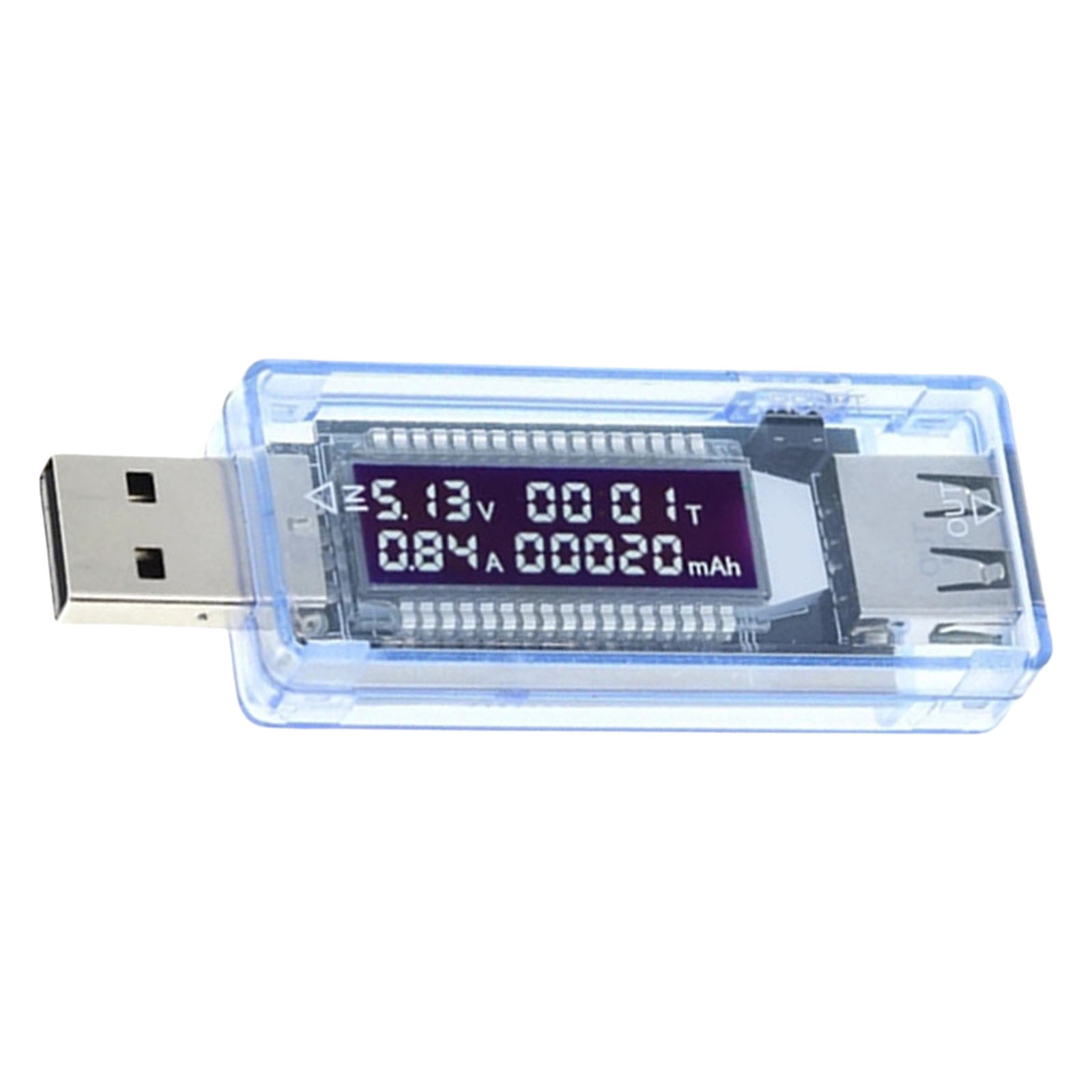 lixuesong Voltsages Meter Current Voltages Capacity Battery Tester USB ...
