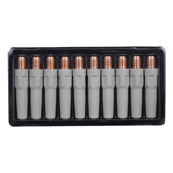 lixuesong Welding Tips 40mm Nozzle Tip Torch 0.8/1.0/1.2mm Welding Tips ...