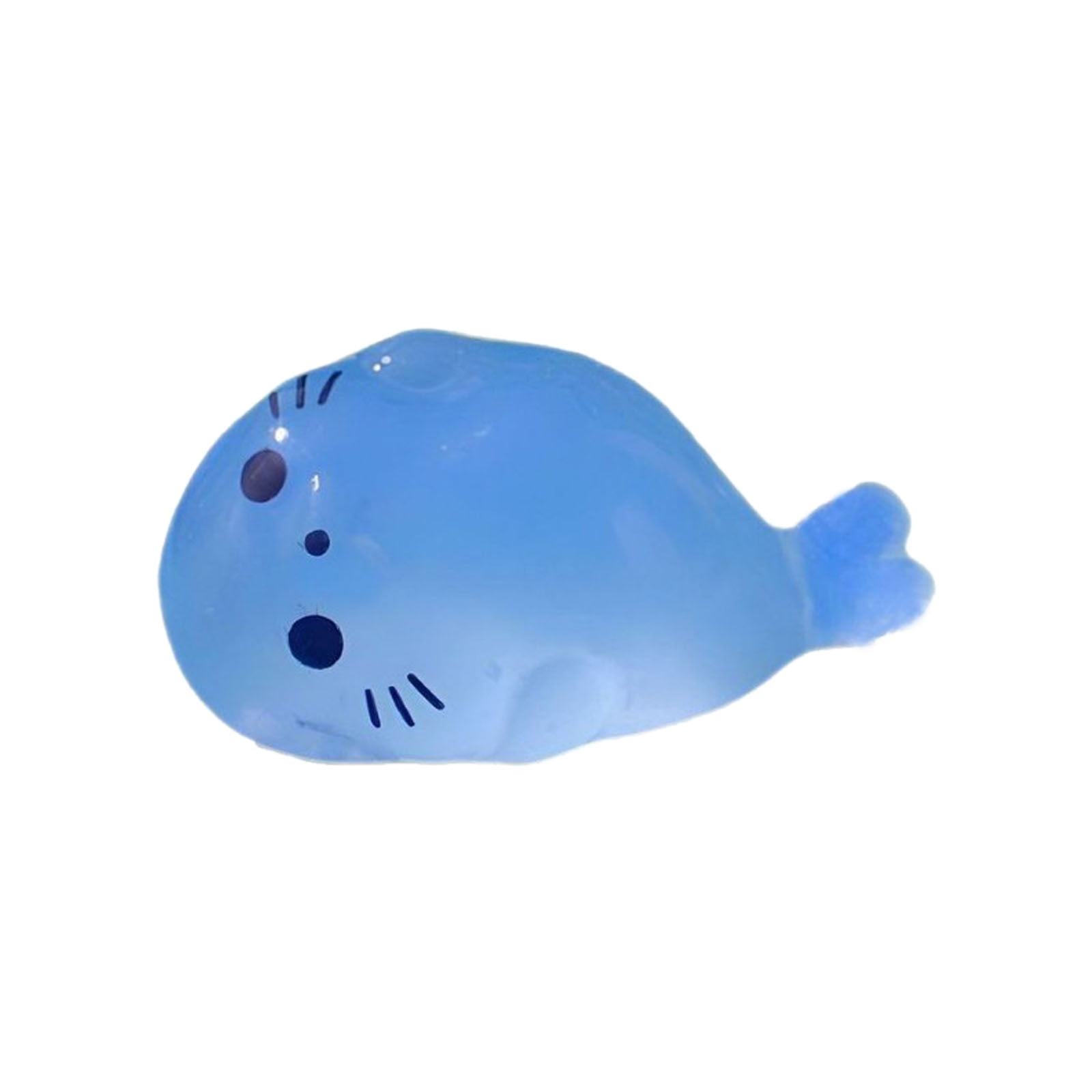 liyanJIAJU Mini Resin Animals Cute Seals Luminous Mini Sea Creatures ...