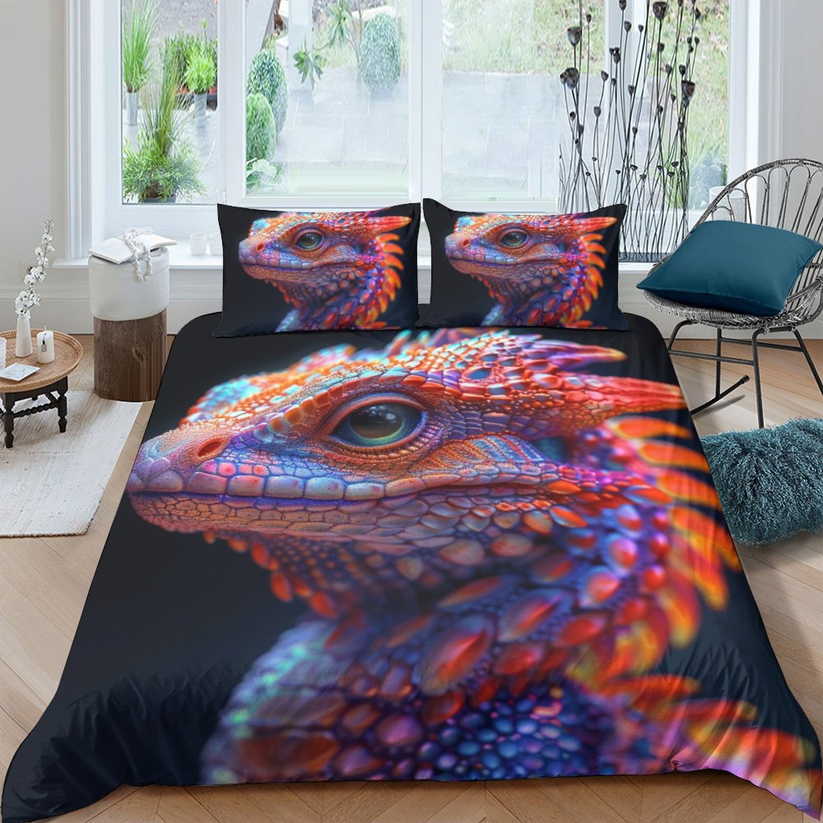 lizards Bedding Set Comforter Covers 3D Printed Quilt Cover Duvet Cover ...