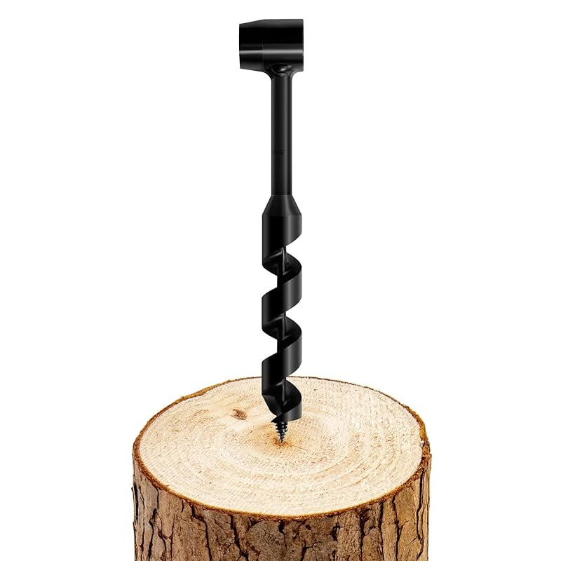 lkjhf 5/8" x 10" Long Scotch Eye Hand Wood Auger Drill Bit,5/8 Inch ...