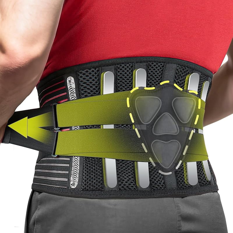 lkjhf Back Brace for Women Men - Lower Back Pain Relief Back Support ...