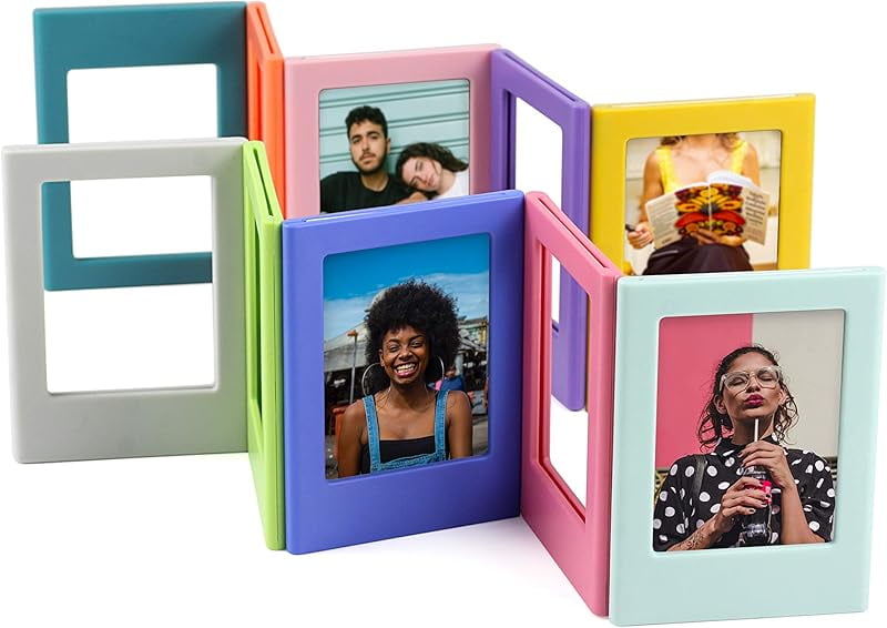 lkjhf Magnetic Picture Frame 12 Pack 2x3 Picture Frame Mini Picture ...