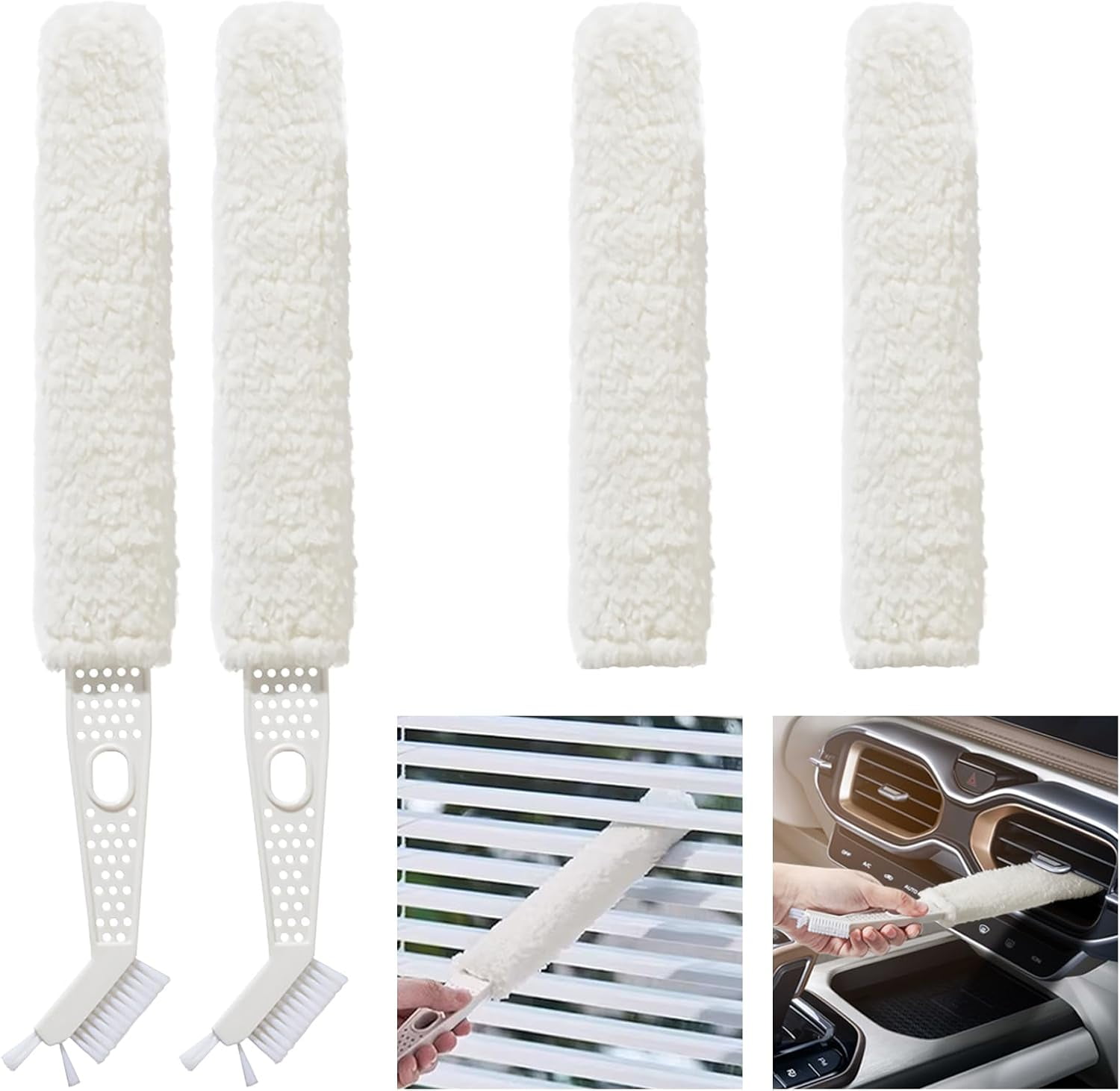 lkjhf Microfiber Dusters Fan Cleaner，AC Vent Car Cleaner,Mini Detail ...