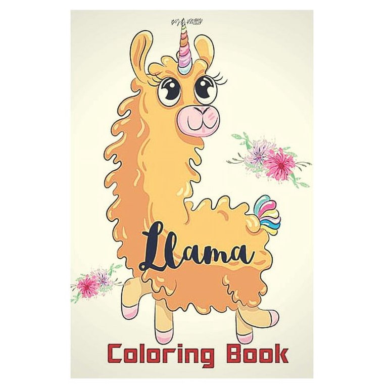llama coloring book