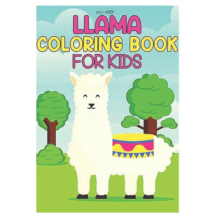 llama coloring book