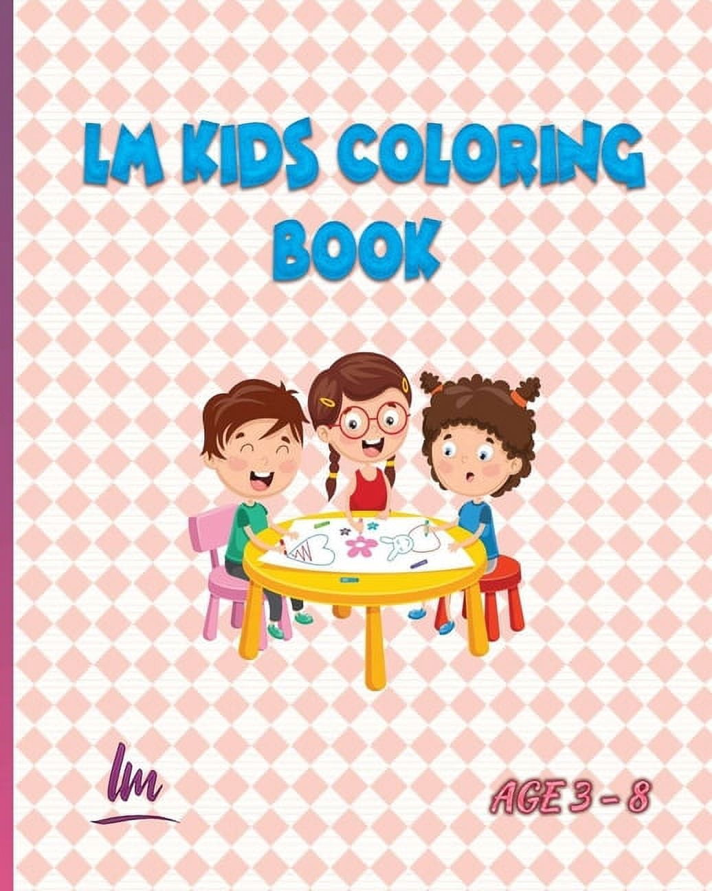 lm kids coloring book: coloring kids activity book with 22 funny ...