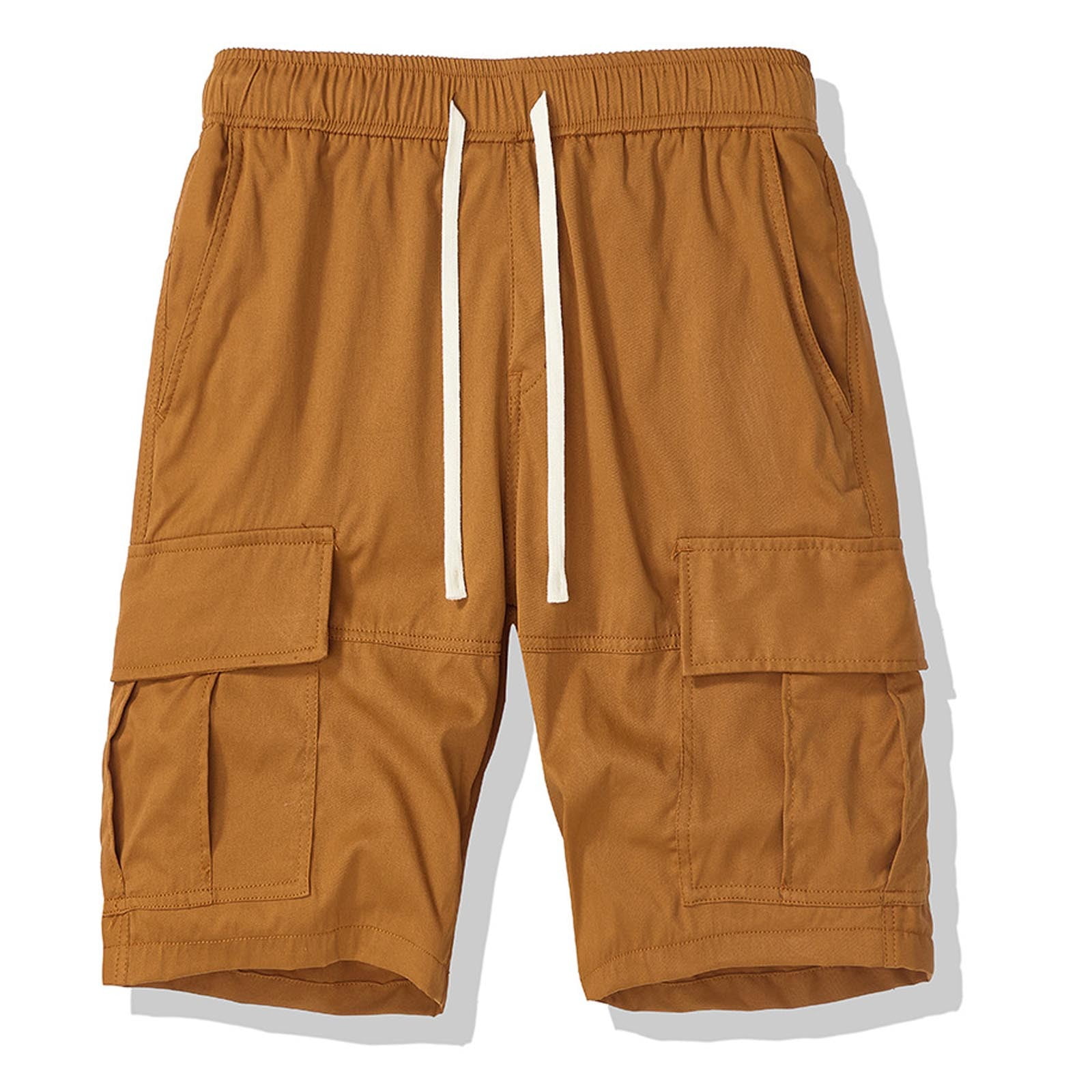 lmcalzta Cargo Shorts for Men Twill Casual Drawstring Ealstic Hiking ...