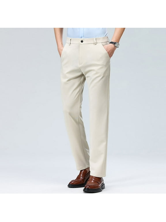 George Men's Elastic Twill Pant - Walmart.com