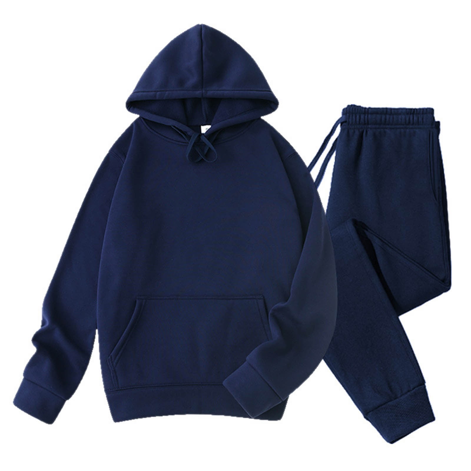 lmcalzta Mens Sweatshirts 2 Piece Set Mens Casual Sweatsuits Sport Suit ...