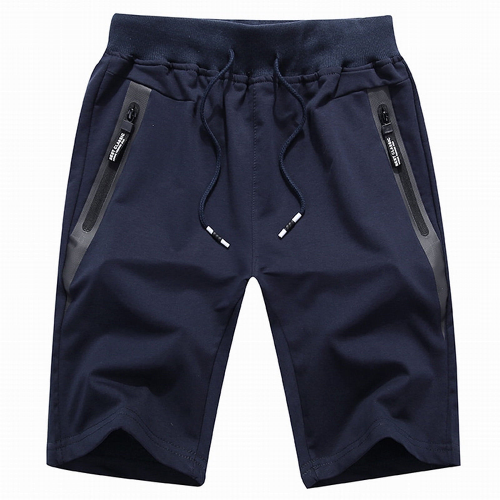 lmcalzta Plus Size Athletic Shorts for Men with Zip Pockets for Outdoor ...