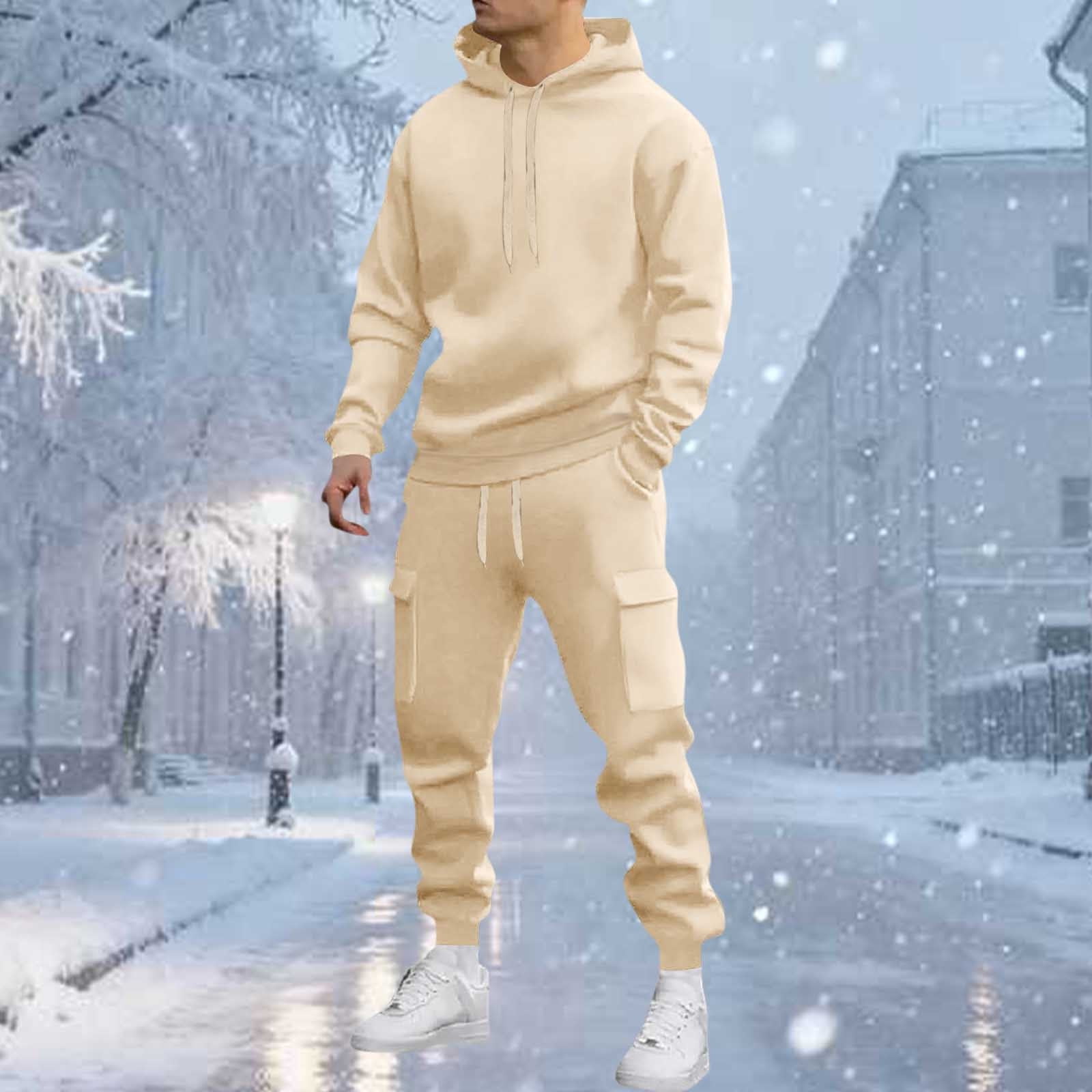 lmcalzta Sweat Suits for Men Tracksuits 2 Piece Sets Athletic Jogging ...