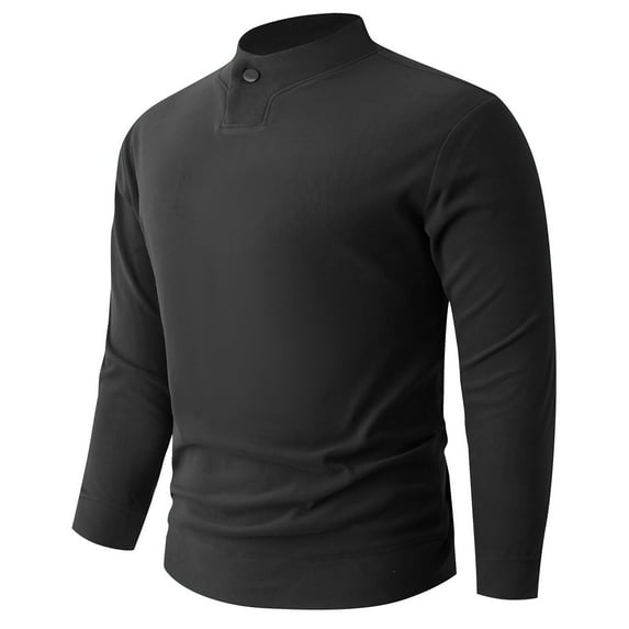lmcalzta Thermal Underwear for Men Top Crew Neck Long Sleeve Shirt ...