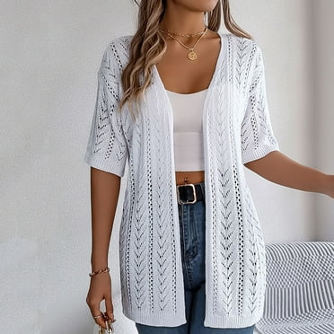 Akafmk Summer Plus Size Cardigans for Women,Lightweight Open-Front ...
