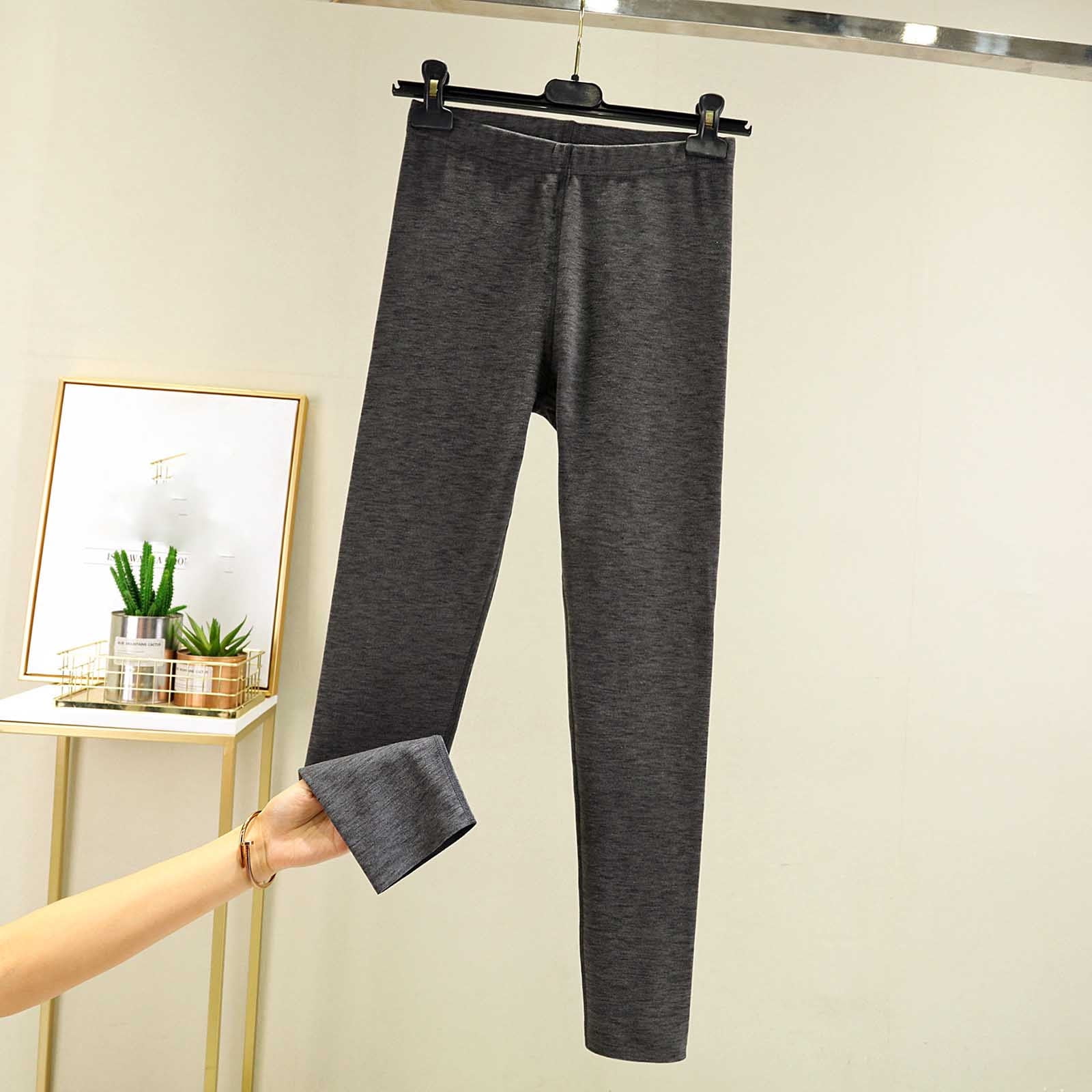 lmcalzta Womens Long Johns Thermal Underwear Bottom Pants Base Layers Fall Winter Thick Warm ...