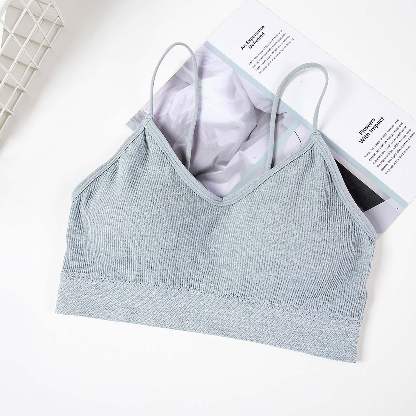 lmcalzta plus size bras for women no underwire strappy plus size full ...