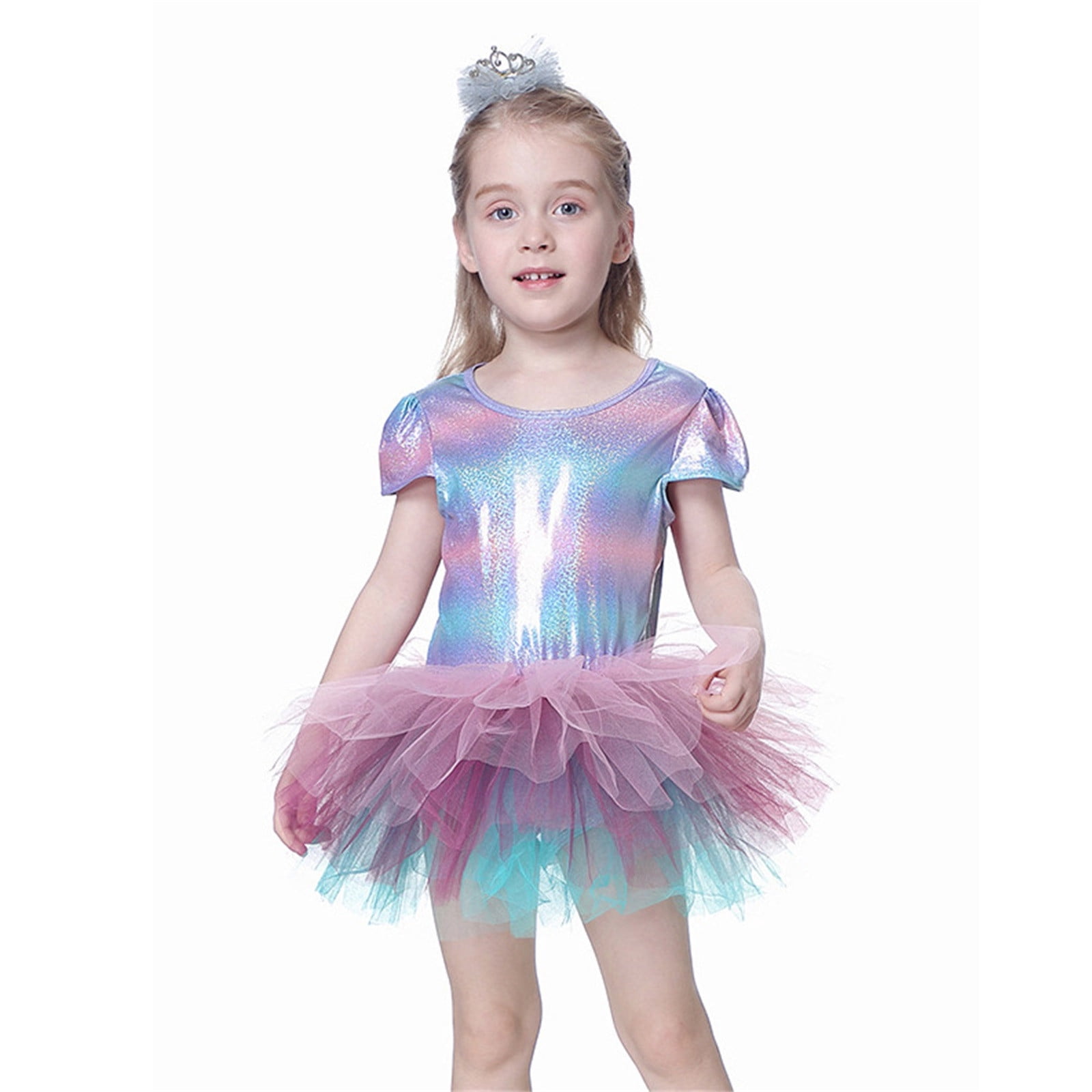 lnmuld Girls Dresses Ballet Tutu Dress Colorful Dance for Toddlers and ...