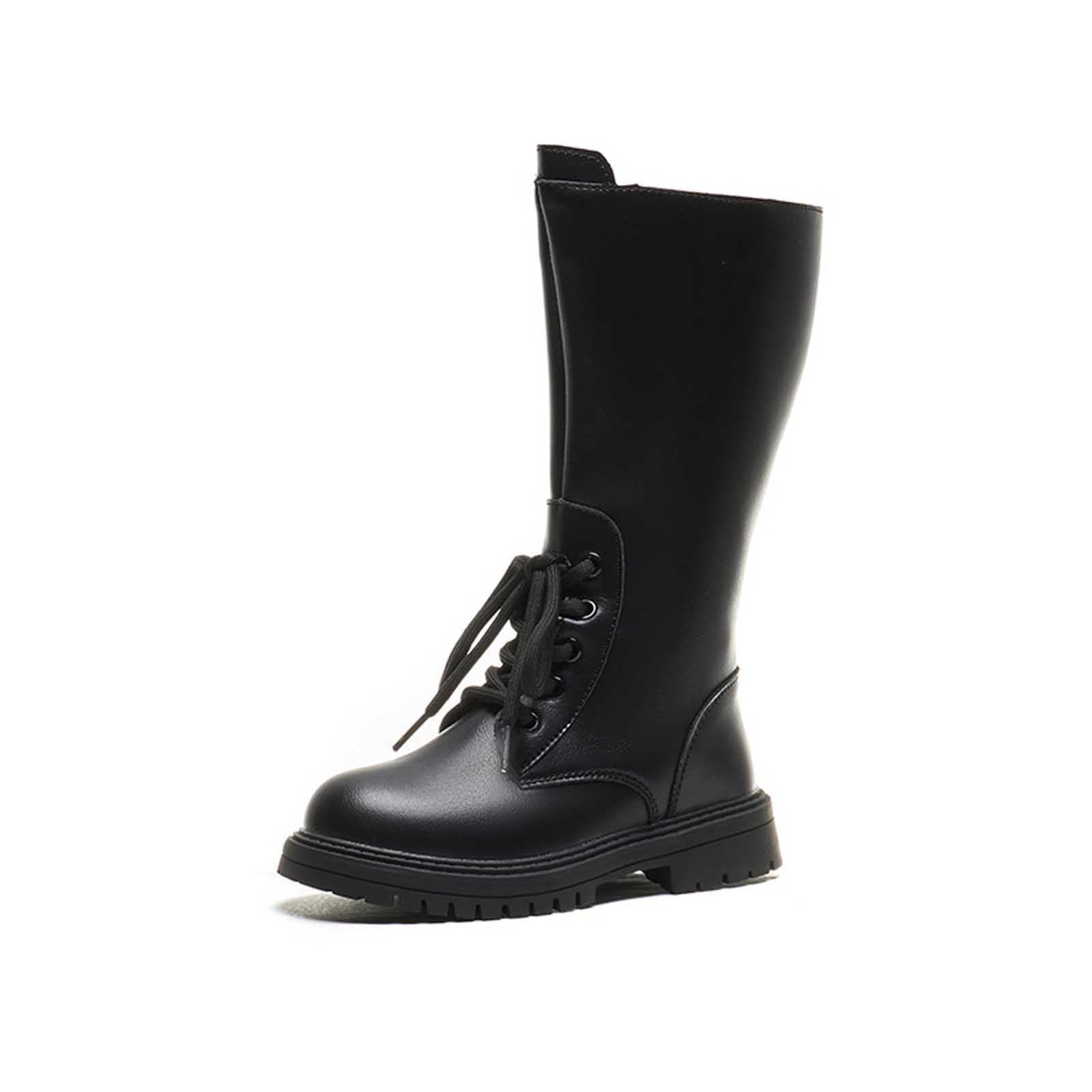 lnmuld Kids Boots Girls Fashion Knee High Boots for Kids Stylish ...