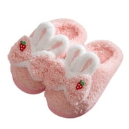HOMEHOT Girls Bedroom Slippers, Memory Foam, Indoor Outdoor, Rubber ...