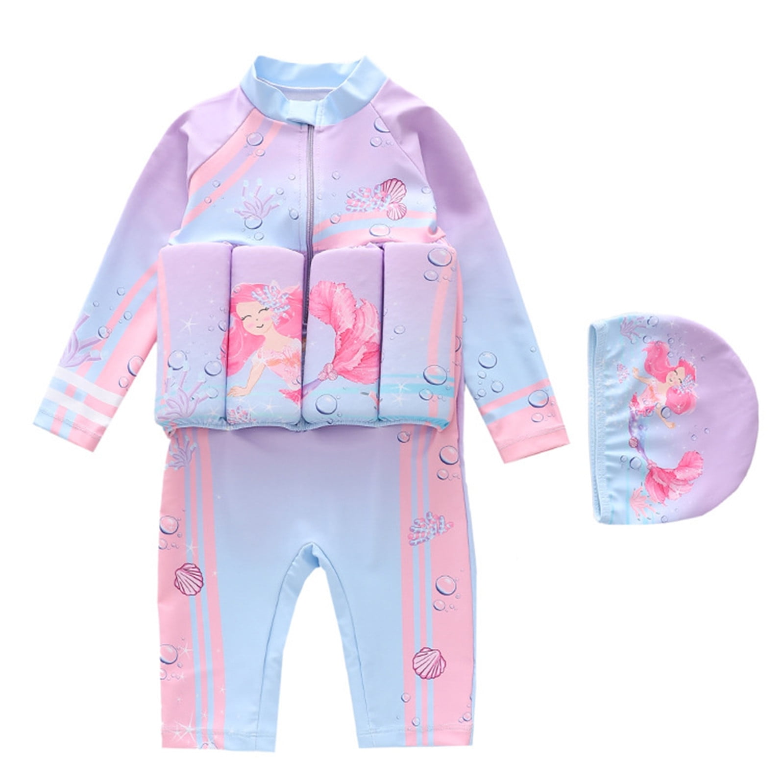 lnmuld Kids Swimsuits Buoyancy Swimsuit Child Diving Swimsuit with ...