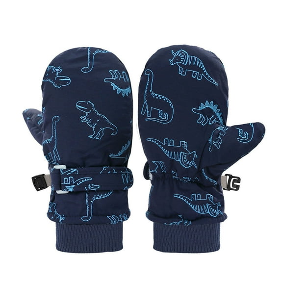 lnmuld Kids Winter Thermal Insulated Mittens for Toddlers and Children ...
