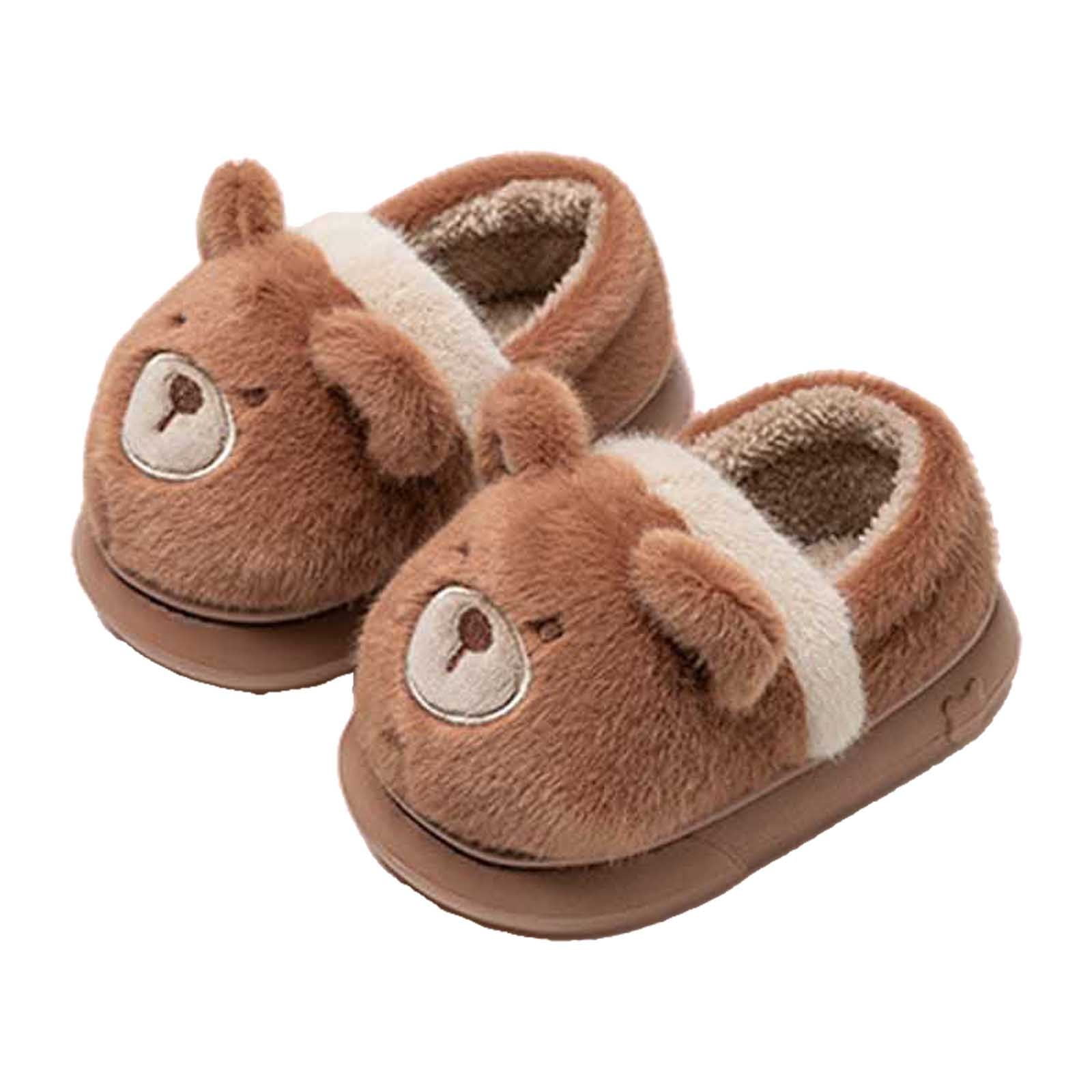 lnmuld Slippers for Kids Girls Cozy Indoor Slippers for Children with ...