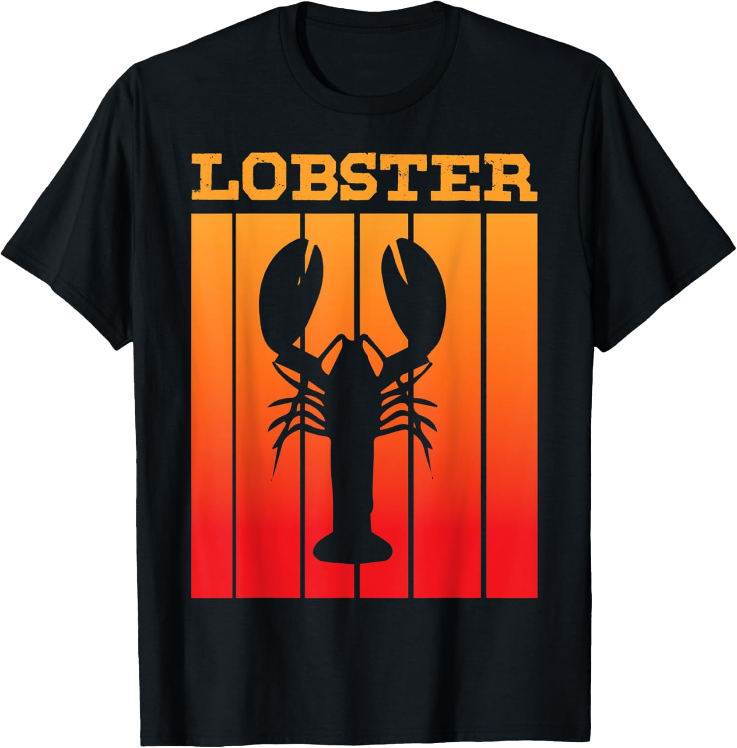 lobster Shadow silhouette at Sunset T-Shirt men and women can wear ...