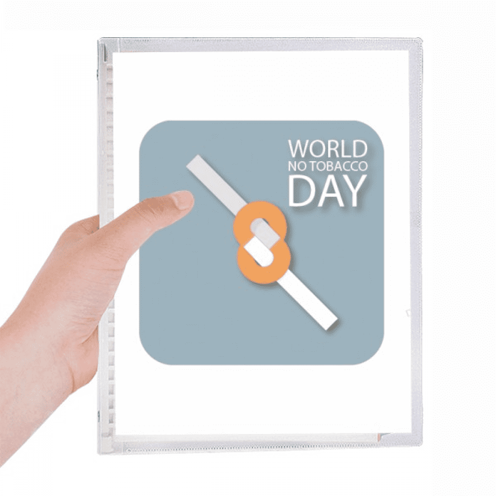 logo quit smoking is difficult notebook loose diary refillable journal ...