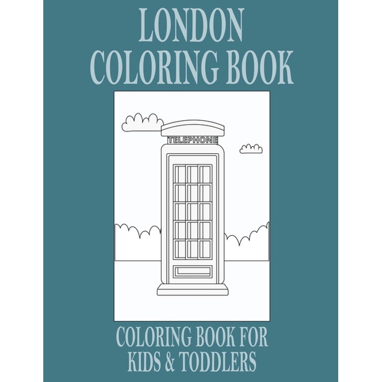 london coloring book for kids