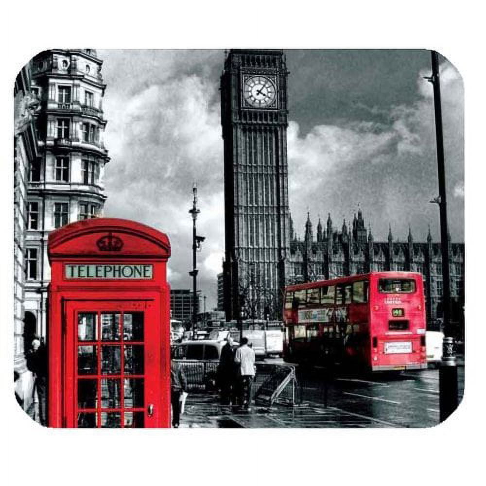 london landmark red telephone booth Mouse pads Gaming Mouse Pad 9.84x7 ...