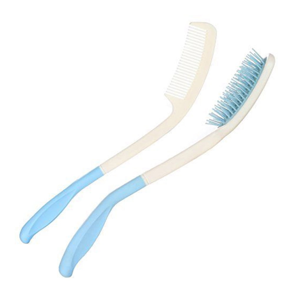Zcyifa Long Handle Comb 2pcs, Bend Handle Design, Plastic Massaging ...
