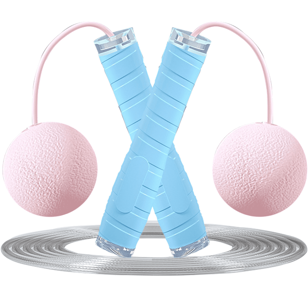 long rope + big ball Quickwittc Cordless Jump Rope for Fitness ...
