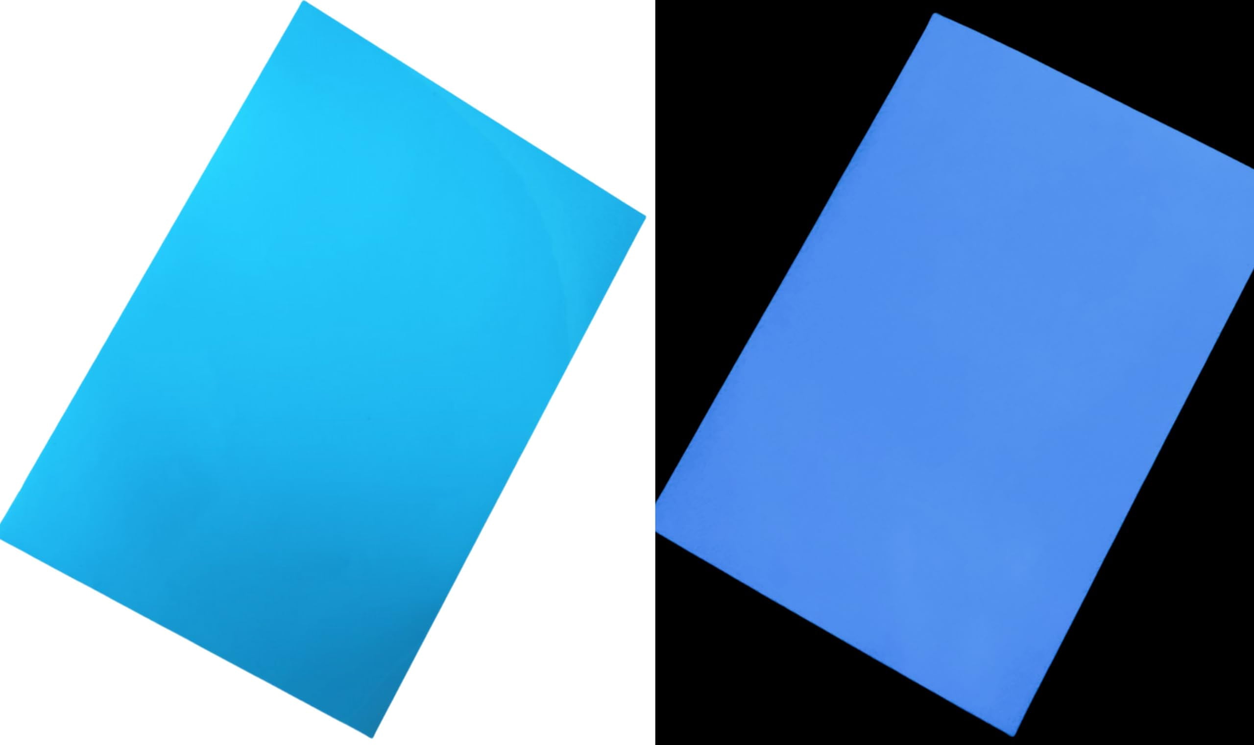 longshine-us A4 Sky-blue Self-Adhesive KEF16 Photoluminescent Vinyl DIY ...